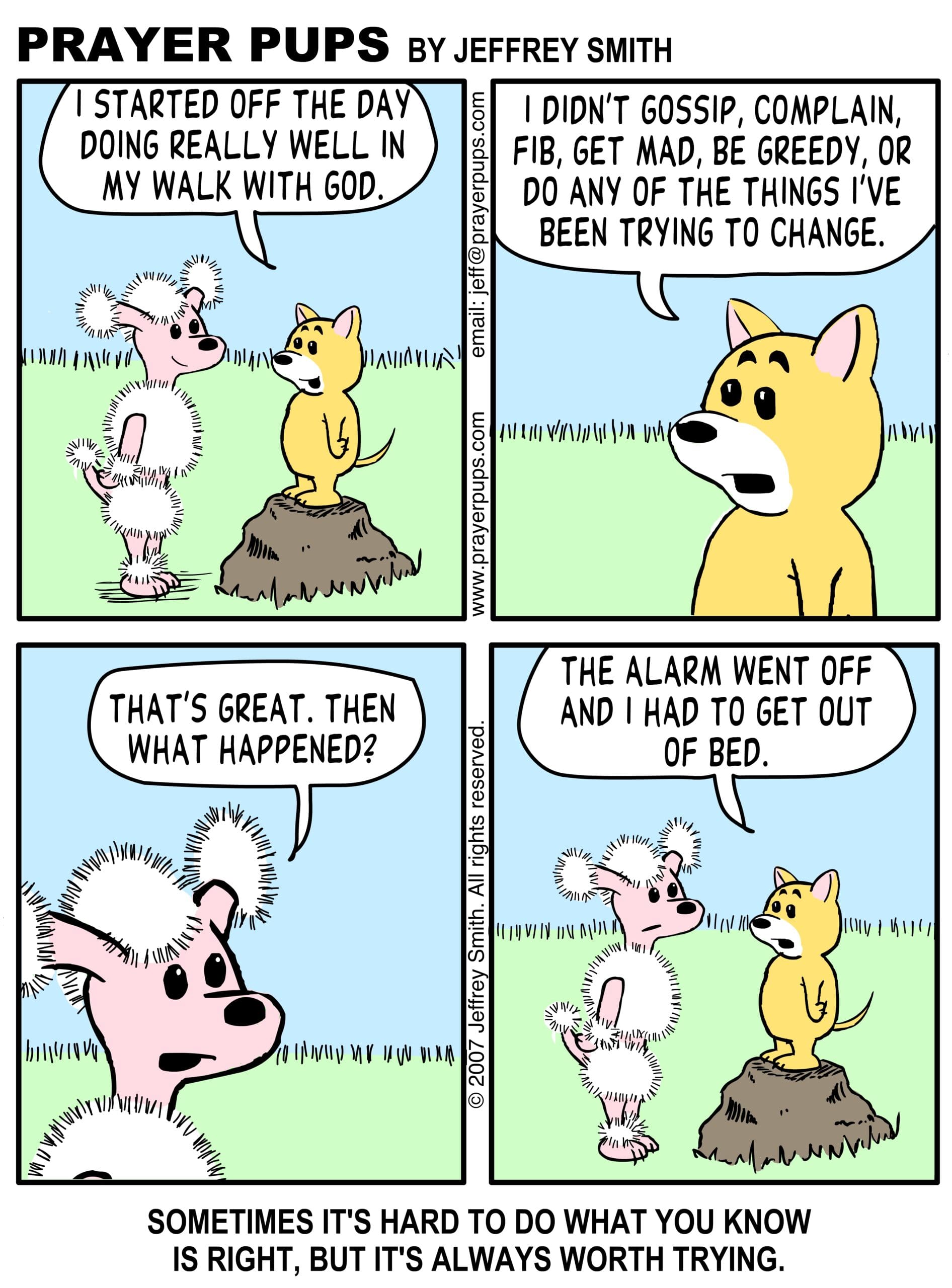 Comics | Christian Cartoons From Prayer Pups Christian Comics