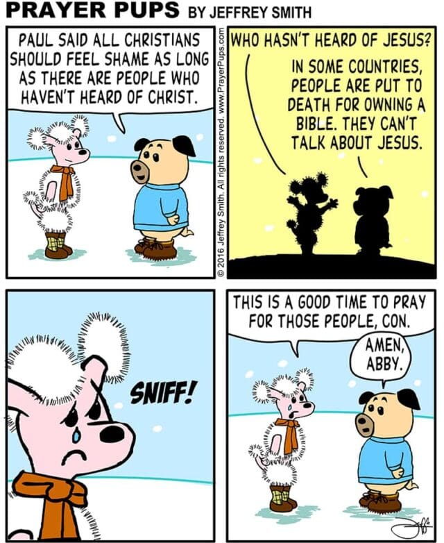 Pray For Persecuted Christians | Christian Cartoons From Prayer Pups ...