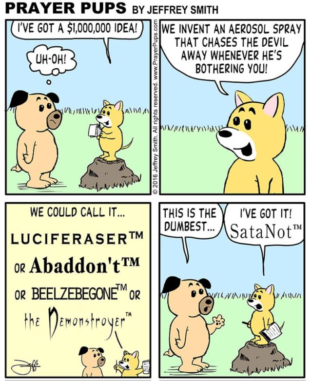 Mark 16:17 - Cast Out Devils | Christian Cartoons From Prayer Pups ...