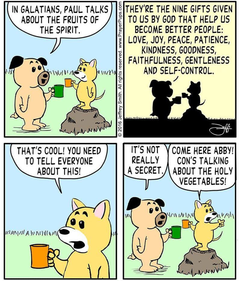 Galatians 5 - The Fruits of the SpiritChristian Cartoons From Prayer ...