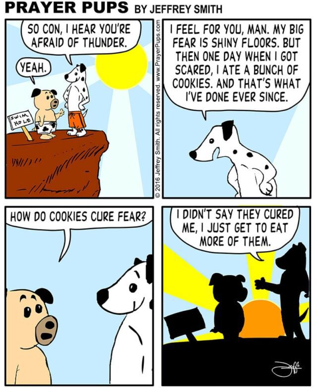 Do Not Be Afraid 3 | Christian Cartoons From Prayer Pups Christian ...