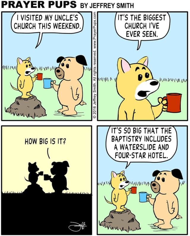Big Church | Christian Cartoons From Prayer Pups Christian ...