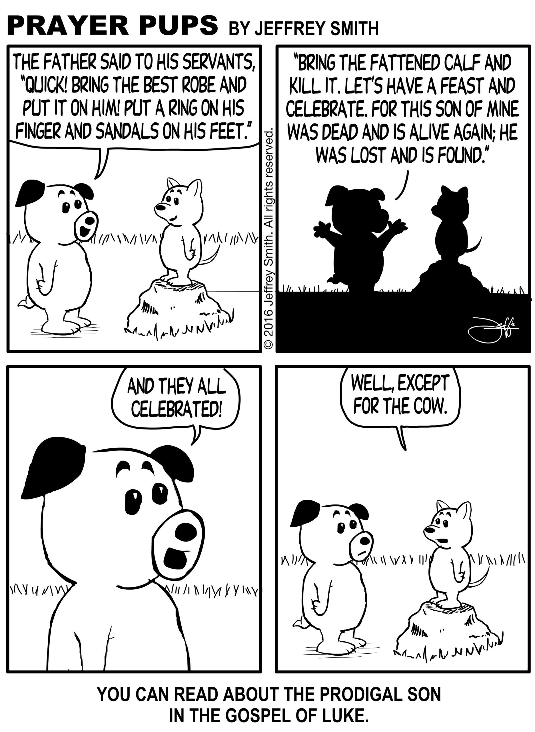 The Parable of the Prodigal Son | Prayer Pups Christian ComicsChristian ...